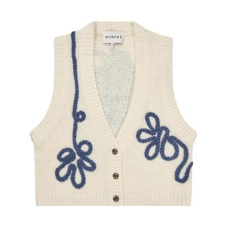 Munthe Tops - - Knitwear - Damen - Beige - L