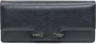 Tom Ford Femme, Sacs, Noir, Taille: ONE Size Sac bandouli&egrave;re Aube E/W en cuir grain&eacute; souple