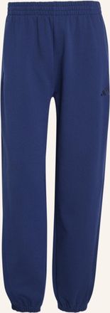 adidas Adidas Kit Hose, Locker Geschnitten, B&uuml;ndchen, Kleines Logo blau