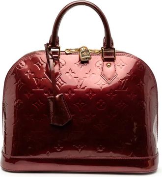 Louis Vuitton 2013 Monogram Vernis Alma PM handbag - Rot