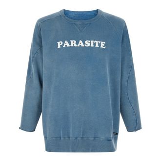 Undercover Graphic Crewneck Sweatshirt - - Sweatshirts & Hoodies - Herren - Blau - XL