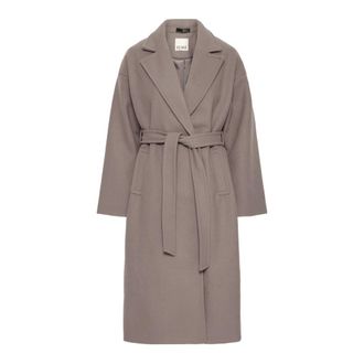 Ichi G&uuml;rtelmantel - - Coats - Damen - Grau - XS