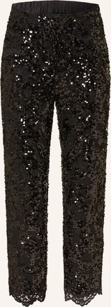 Marc Cain Spitzenhose Fria Mit Pailletten schwarz