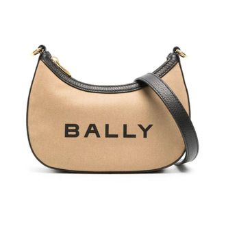 Bally Bar Ellipse Crossbody Bag - - Bags - Damen - Beige - ONE SIZE