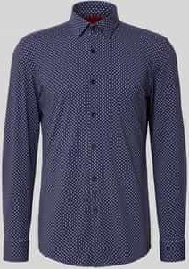 HUGO BOSS Slim Fit Businesshemd aus leichtem Stretch-Material Modell KENNO