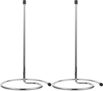 NUOBESTY 2 St&uuml;ck Teiliges Edelstahl Wein Dekanter Trockner Abtropfst&auml;nder Platzsparender Flaschenhalter f&uuml;r Weinkaraffen Korrosionsbest&auml;ndig Geeignet f&uuml;r Zuhau