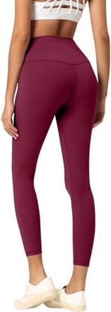 Generic Legging Sport Femme,Legging de Sport Femme 7/8 Legging Push up Femme Compression Collant Legging Femme Taille Haute pour Pantalon de Yoga Fitness Gym 