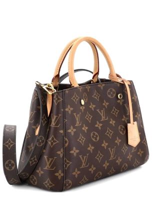 Louis Vuitton Montaigne Handbag Monogram Canvas BB satchel - Braun