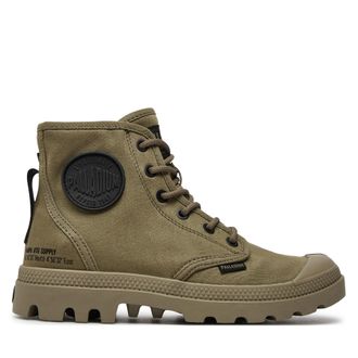 Palladium Schn&uuml;rstiefeletten Palladium Pampa Hi Htg Supply 77356-308-M Gr&uuml;n