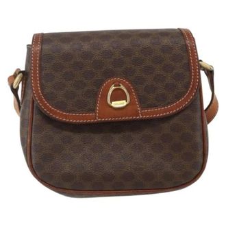 Celine Sac bandouli&egrave;re vintage Pre-owned - Femme - Pre-owned - Brun - Taille: ONE Size