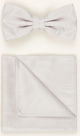 Paul Paul Set: Fliege Und Einstecktuch beige