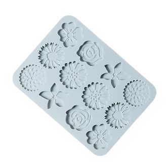 Cabilock Blumendesign Kuchenform Silikonform Fondantform Backform Kreative Kuchenherstellungsform Leicht Zu Reinigen Kekse Form F&uuml;r Heimgebrauch