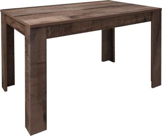 Dmora Dmora - Table de salle &agrave; manger extensible, Made in Italy, Table moderne avec rallonges, Console extensible, 137 / 185x90h79 cm, Couleur &eacute;rable