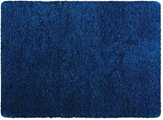 MSV Mikrofaser-Teppich, 40 x 60 cm, Dunkelblau