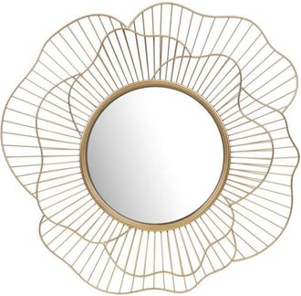 Amadeus Amadeus - Miroir Flower doré 71 cm