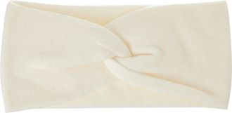 Kaffe Kaffe Damen Haarband gestrickt Accesory Slim Fit Wide with Knot Detail Kapuze, Chalk, One Size