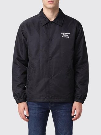 Dr&ocirc;le de Monsieur Dr&ocirc;le de Monsieur Hemdjacke aus Nylon von mit kontrastierendem Slogan-Logo