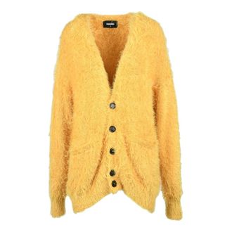 Dsquared2 Femme, Pulls, Jaune, Taille: 38 FR Cardigan