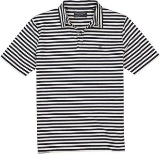 Marc O'Polo Herren Polo-Shirt blau gestreift