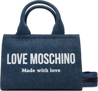 Love Moschino Femme, Sacs, Bleu, Taille: ONE Size Bauletto Bag