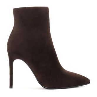Kazar Femme, Chaussures, Brun, Taille: 35 EU Bottines Kazar marron en daim avec un talon fin