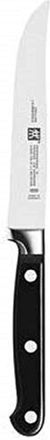Zwilling Professional S Steakmesser, Klingenl&auml;nge 12 cm, Schmales Klingenblatt, Rostfreier Spezialstahl/Kunststoff-Griff mit Nieten, Schwarz [Made in Germany]