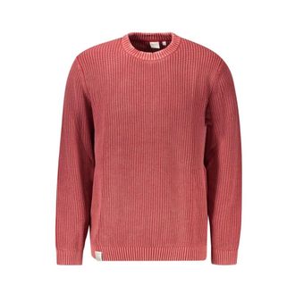 Pepe Jeans London Roter Baumwoll Herren Pullover - - Knitwear - Herren - Rot - 2XL