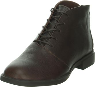 Think Think NINA Damen chromfrei gegerbte nachhaltige Stiefelette, Espresso 3000, 40.5 EU