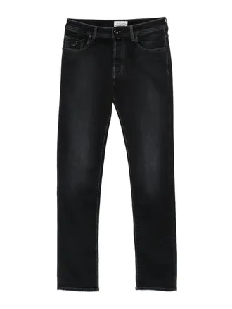 Jacob Cohen Straight Leg Jeans - Schwarz