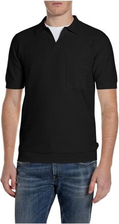 Replay Homme, Tops, Bleu, Taille: L Polo Slim Fit