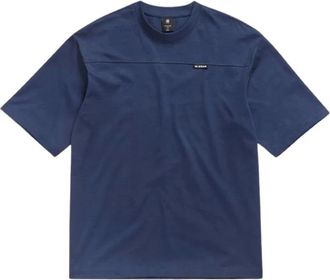 G-Star Homme, Tops, Bleu, Taille: 2XL T-shirt Boxy Base 2.0