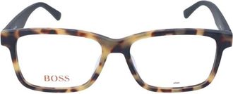 HUGO BOSS Homme, Accessoires, Brun, Taille: ONE Size Acetate Full Rim Square Eyeglasses