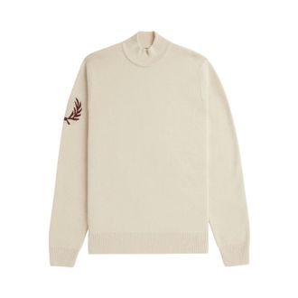 Fred Perry Homme, Pulls, Beige, Taille: XL Polo &Eacute;l&eacute;gant