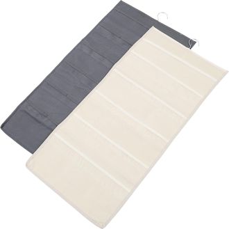 Valiclud 2 Stück Praktischer Bügel Unterwäsche Organizer aus Wasserdichtem Oxford mit Sichtbaren Taschen Multifunktional für Kleiderschränke Platzsparend und Ü