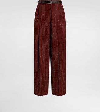 Dolce & Gabbana Pinstripe Trousers - Frau Hosen Und Shorts Mehrfarbig 36