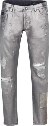 Dolce & Gabbana Slim-Fit Jeans - - Jeans - Herren - Grau - XS