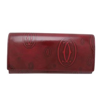 Cartier Portefeuille long vintage (&agrave; deux volets) Pre-owned - Femme - Pre-owned - Rouge - Taille: ONE Size
