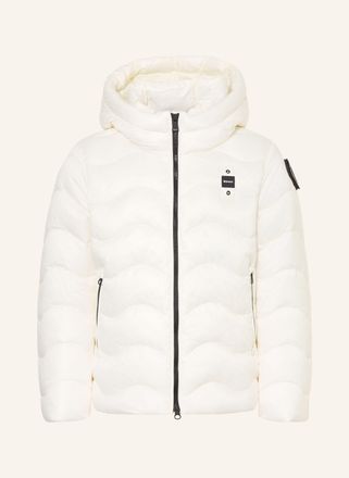 Blauer Steppjacke Larose weiss