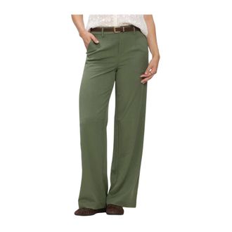 Object Objlisa Wide Pant Noos - - Trousers - Damen - Gr&uuml;n - M