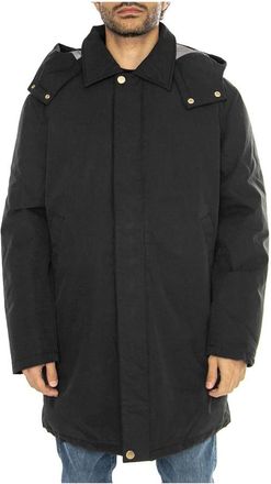 Edwin Homme, Manteaux, Noir, Taille: M Parka &agrave; Capuche
