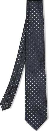 Tom Ford Homme, Accessoires, Bleu, Taille: ONE Size Cravate en soie à pois