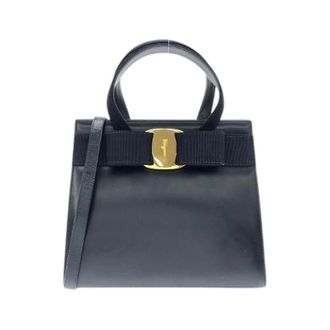 Ferragamo Pre-owned Lederhandtasche - - Pre-owned - Damen - Blau - ONE SIZE