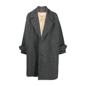 Uma Wang UMA Wang, Homme, Manteaux, Gris, Taille: S Manteau crois&eacute; oversized