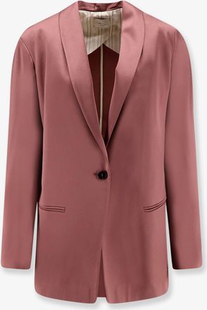 Alysi Single-breasted satin blazer - ALYSI - gender_Woman