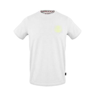Aquascutum T-Shirt f&uuml;r Herren, Rundhalsausschnitt, Jersey (Wei&szlig;)