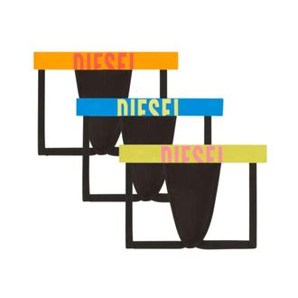 Diesel Homme, Sous-v&ecirc;tements, Noir, Taille: S Lot de 3 Jockstraps