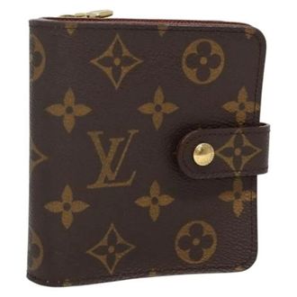 Louis Vuitton Portefeuille en Toile Monogram Pre-owned - Femme - Pre-owned - Brun - Taille: ONE Size