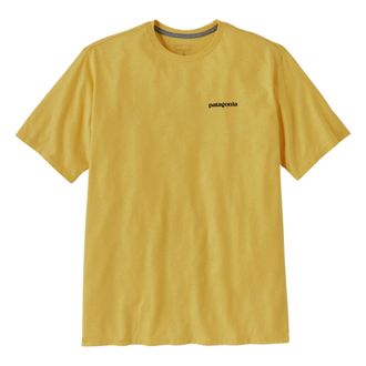 Patagonia T-shirt P-6 Logo Responsibili Fibres Recycl&eacute;es Patagonia