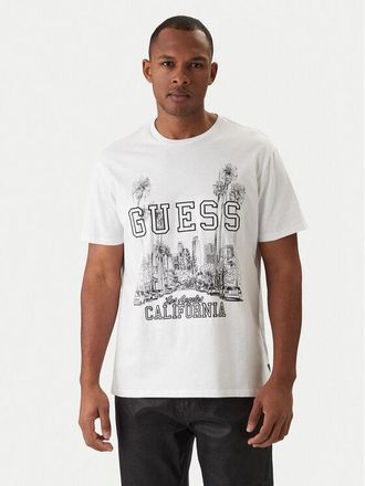 Guess T-Shirt M6RI01 I3Z14 Wei&szlig; Regular Fit