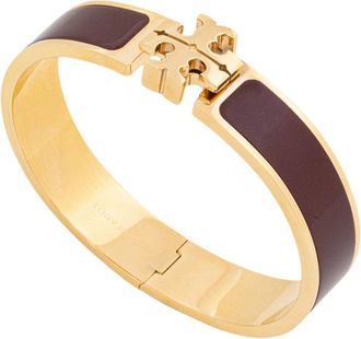 Tory Burch Femme, Accessoires, Jaune, Taille: M Bracelet Icon Cuff